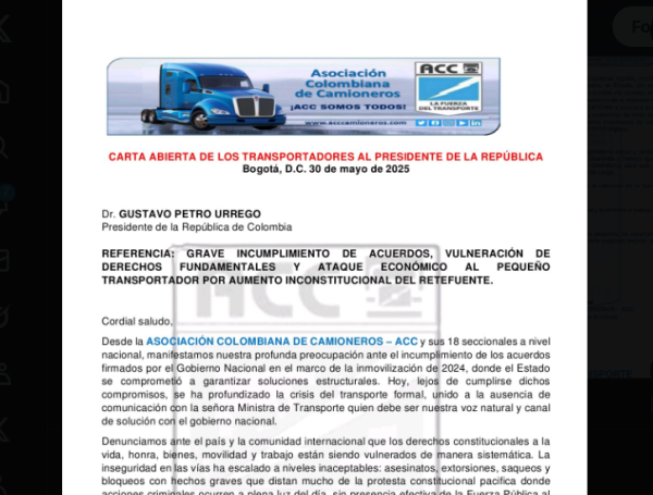 Camioneros irían a paro nacional indefinido y reclaman atención al gobierno; estos son los detalles