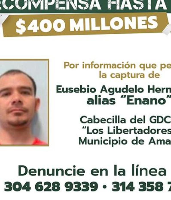 Antioquia: él es alias El enano, el peligroso criminal por el que ...
