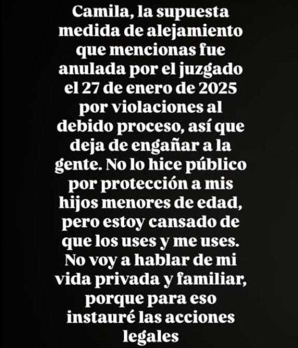 Beéle responde a su exesposa Camila Rodríguez tras revelar detalles de ...