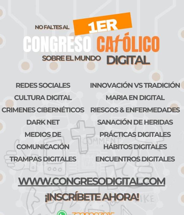 El primer congreso católico sobre el mundo digital se llevará a cabo en ...