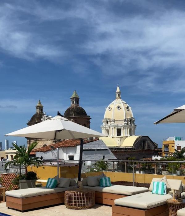 El rooftop con la vista más encantadora de Cartagena