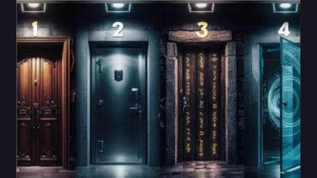 Descubra qué le impide progresar con solo elegir una puerta en esta imagen