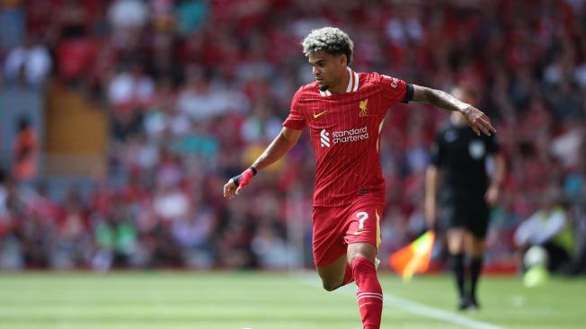 Las emotivas imágenes que publicó Luis Díaz tras su debut en la Premier ...