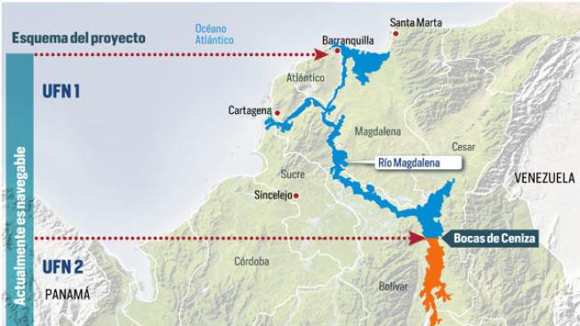 Plan para recuperar la navegabilidad del río Magdalena