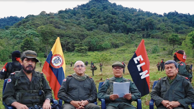 Alias Gabino, jefe del Eln, dice que coincide con el Gobierno en movilizar al pueblo