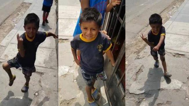 'Tilín', el niño que se volvió viral por su peculiar baile