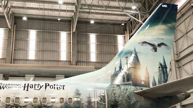 Nuevo avión temático de Harry Potter