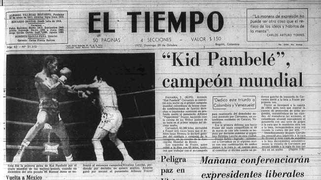 Kid Pambelé: 50 años del primer título mundial de boxeo para Colombia
