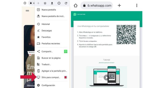 Cómo acceder a WhatsApp Web desde tu iPhone o Android