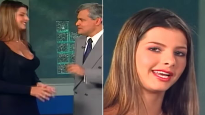 Carolina Cruz joven: inicios en la televisión con Jorge Barón