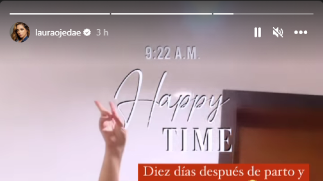 Laura Ojeda muestra cómo está su cuerpo tras dar a luz a su hijo con ...