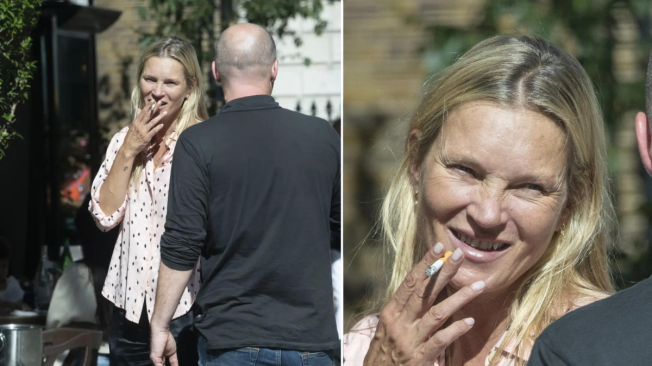 ¿qué Le Pasó A Kate Moss La Supermodelo Reaparece En Londres Fumando Y