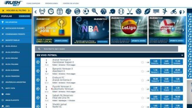 Conoce cómo funciona el Rushbet bono bienvenida 2024