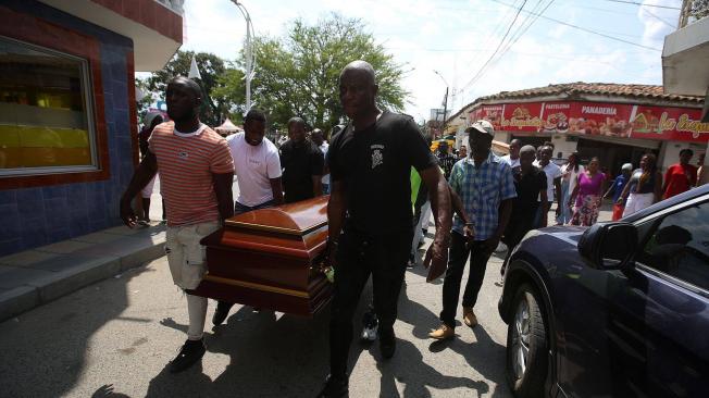 Tristeza y dolor en el sepelio de Elmer Abonía, alcalde de Guachené