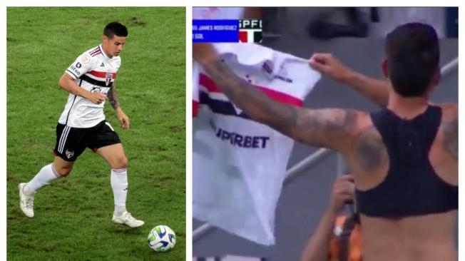 James Rodríguez habla de su regreso y su gol con Sao Paulo en Brasil