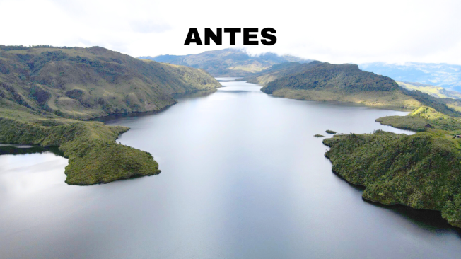 En imágenes: el antes y el ahora de los embalses de Bogotá que están en ...