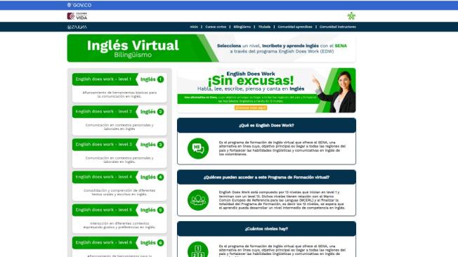 SENA, cursos de inglés gratis y virtual, estas son las opciones y cómo inscribirse