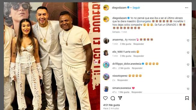 Omar Geles en su último concierto con Silvestre Dangond, revalan cómo ...