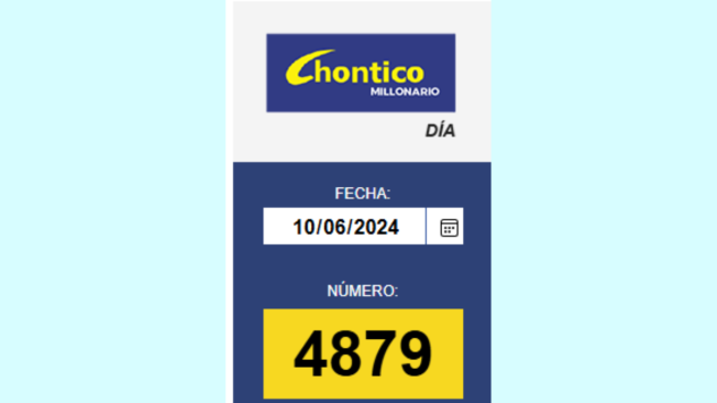 ¿participó Resultados Del Chontico Día Y Noche Del Lunes 10 De Junio