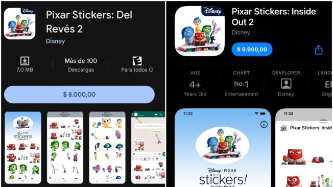 Así puede obtener el paquete de 'stickers' de 'Intensamente 2' para ...