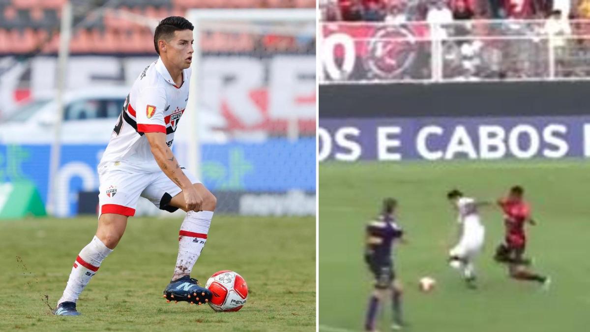 James Rodríguez no convence: mala nota en Sao Paulo tras juego opaco ...