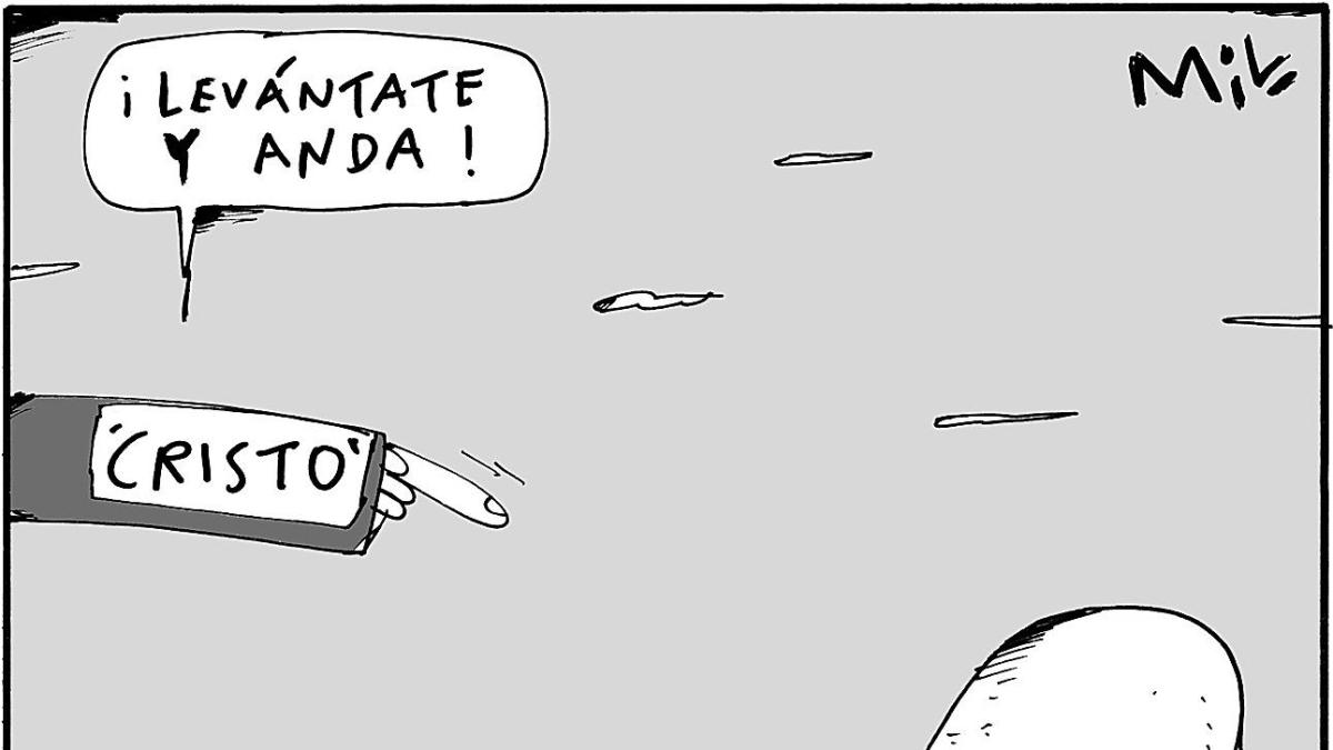 Quieren revivirlo - Caricatura de Mil