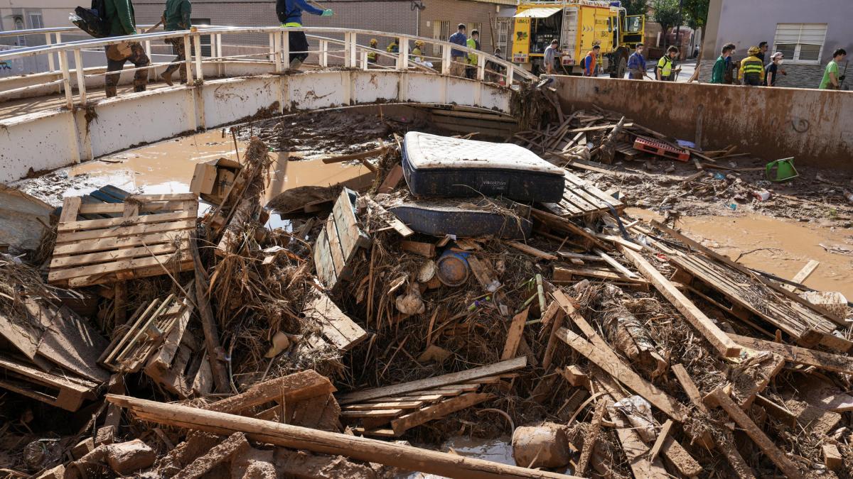España: daños a infraestructuras en Valencia tras las fuertes ...