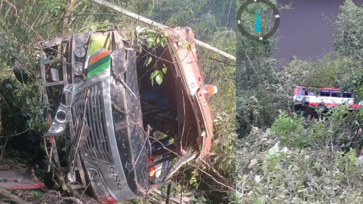Grave accidente de tránsito en la vía La Peña - Tobia, Cundinamarca ...