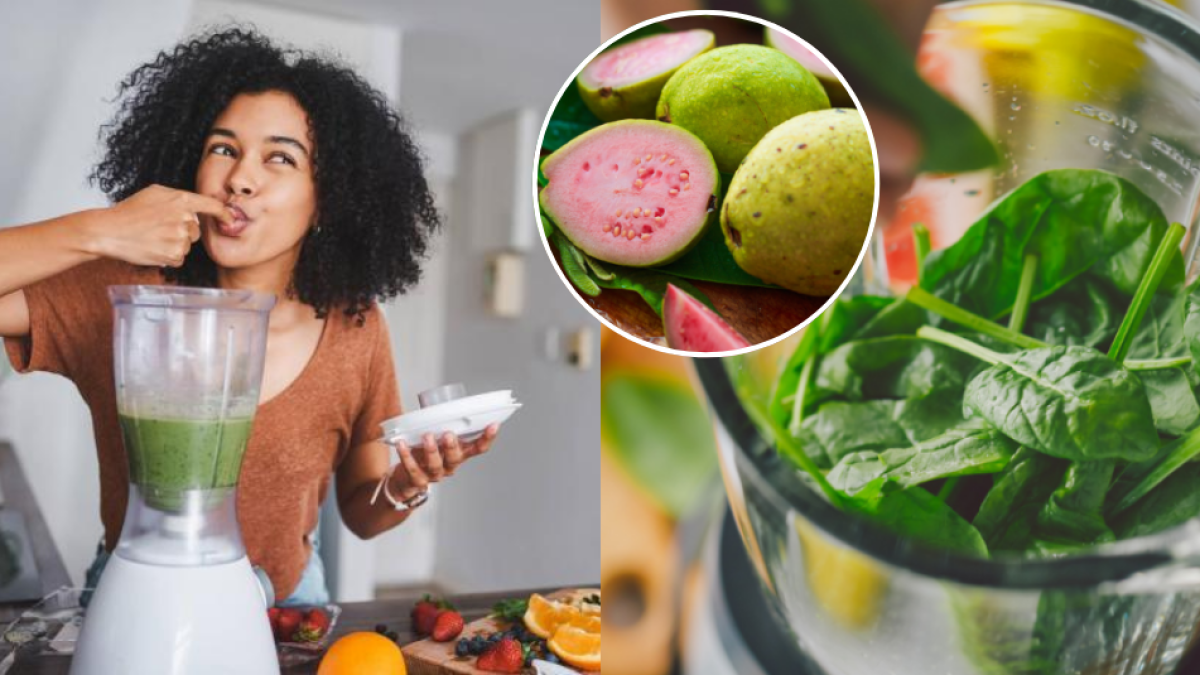 Jugo de guayaba y espinaca: los beneficios de tomarlo a diario y cómo prepararlo