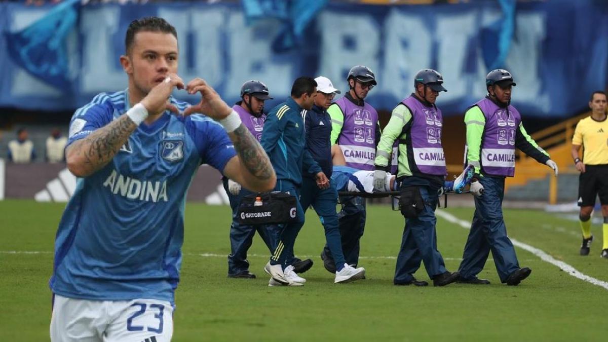 Sigue la mala racha de lesiones en Millonarios: Leonardo Castro, la ...
