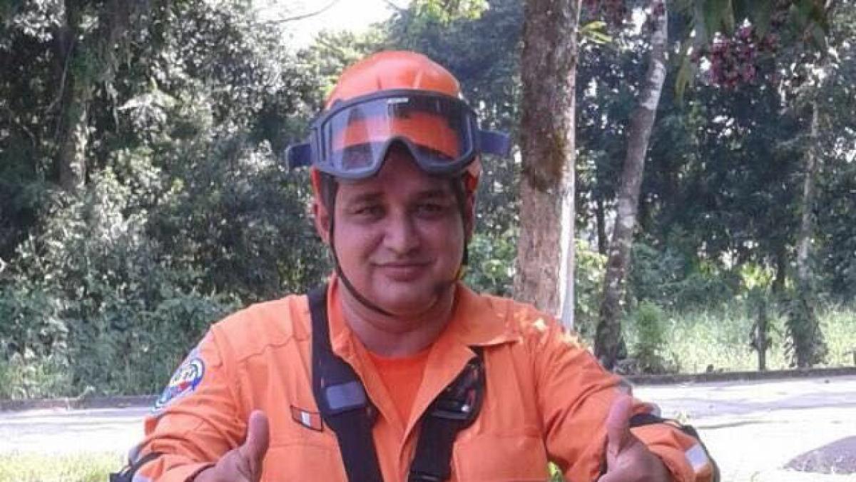 Rescatista de la Defensa Civil murió en avalancha en Mocoa