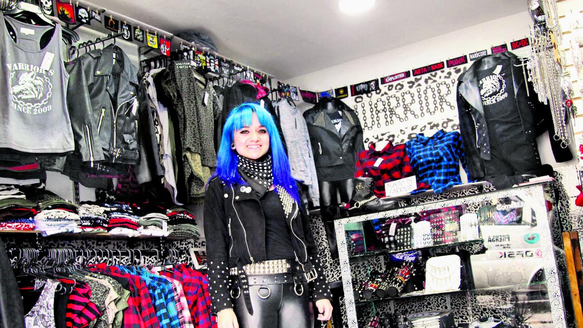 Emprendimiento de textiles de la moda Punk
