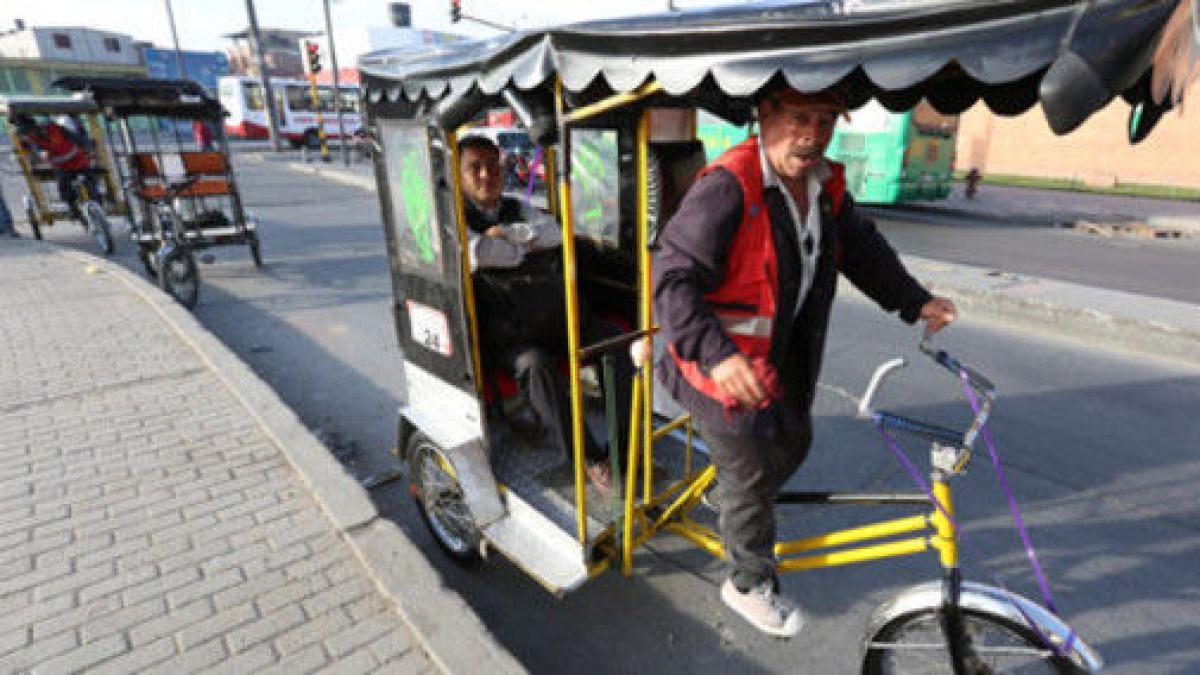 La legalización de los bicitaxis en Bogotá