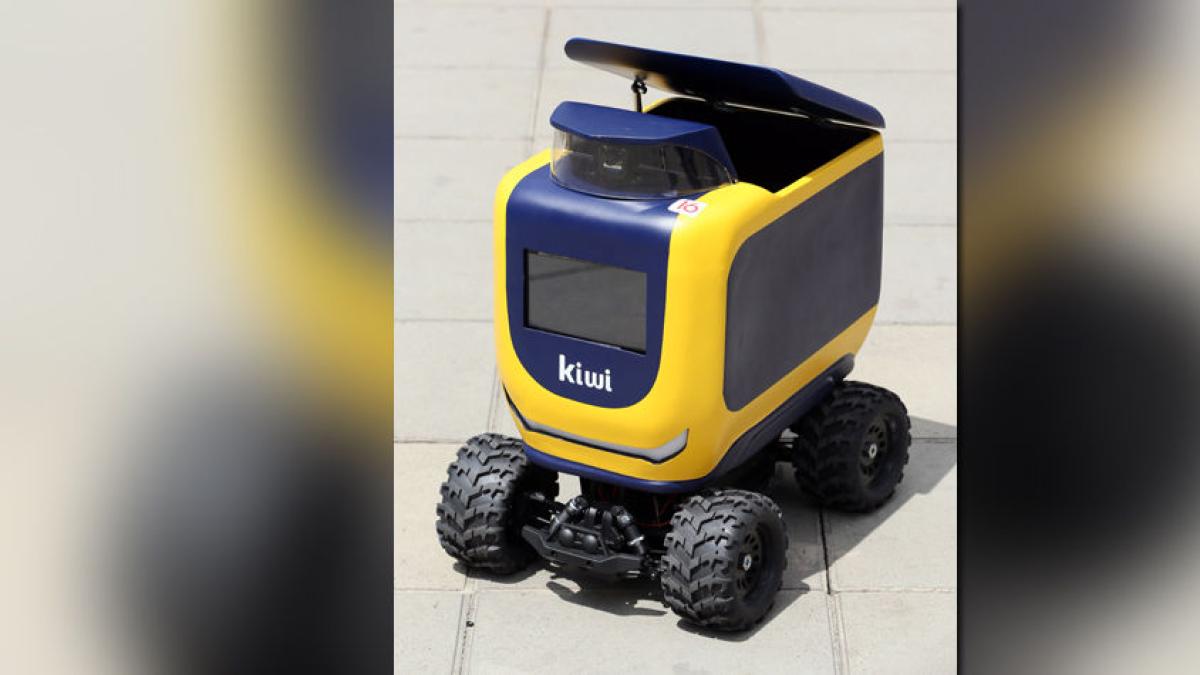 Emprendedores colombianos desarrollan Kiwi, robot repartidor de domicilios
