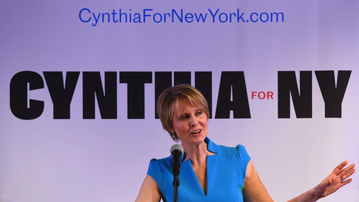 Cynthia Nixon se postula a la gobernación de Nueva York