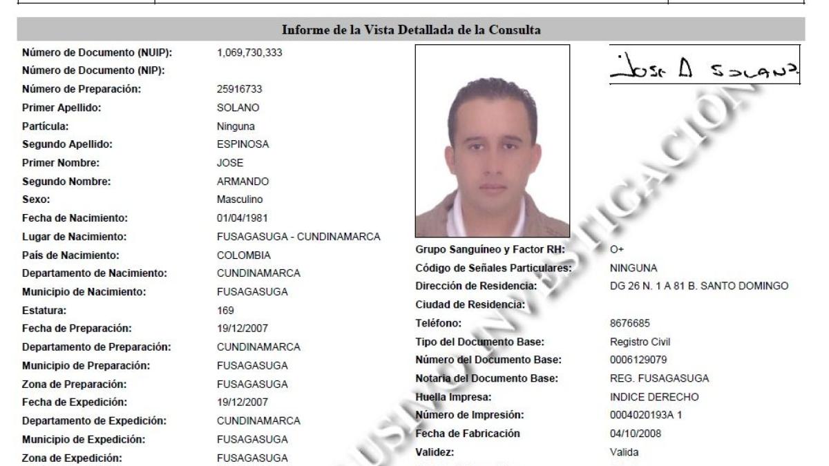 Capturado en España José Armando Solano por narcotráfico