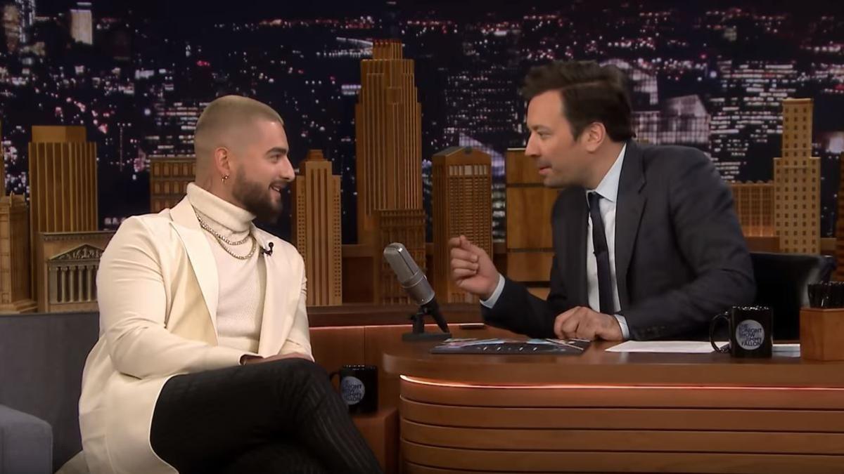 Presentación de Maluma en el show de Jimmy Fallon