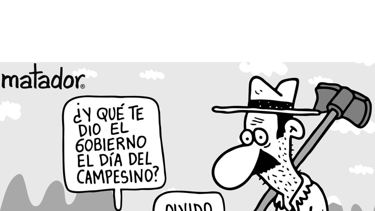 La tierra del olvido - Caricatura de Matador