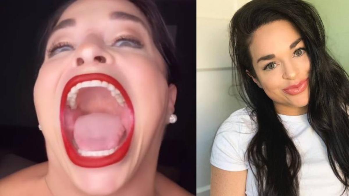 Samantha Ramsdell, la mujer con la boca más grande del mundo Samantha Ramsdell, la mujer con la boca más grande del mundo