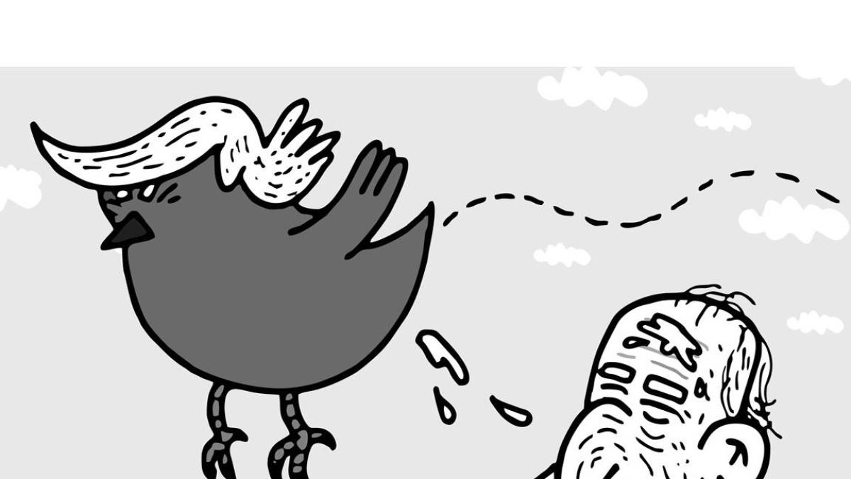 Trump crea su propia red social - Caricatura de Matador