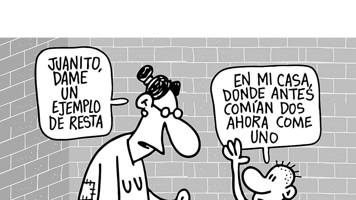 Presencialidad Y Desigualdad Caricatura De Matador