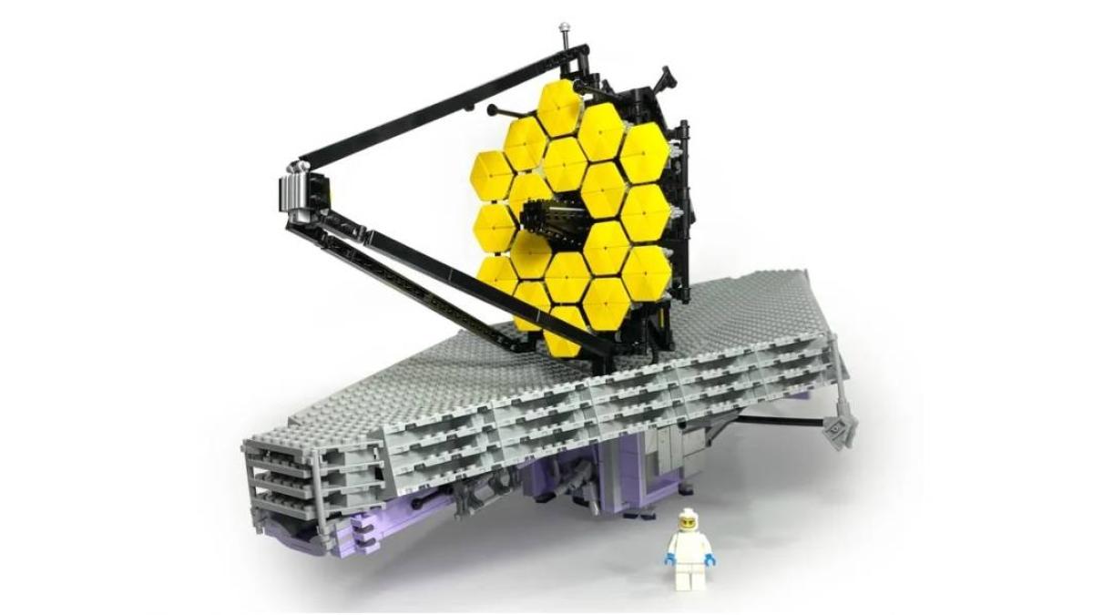 Así sería el telescopio James Webb en Lego