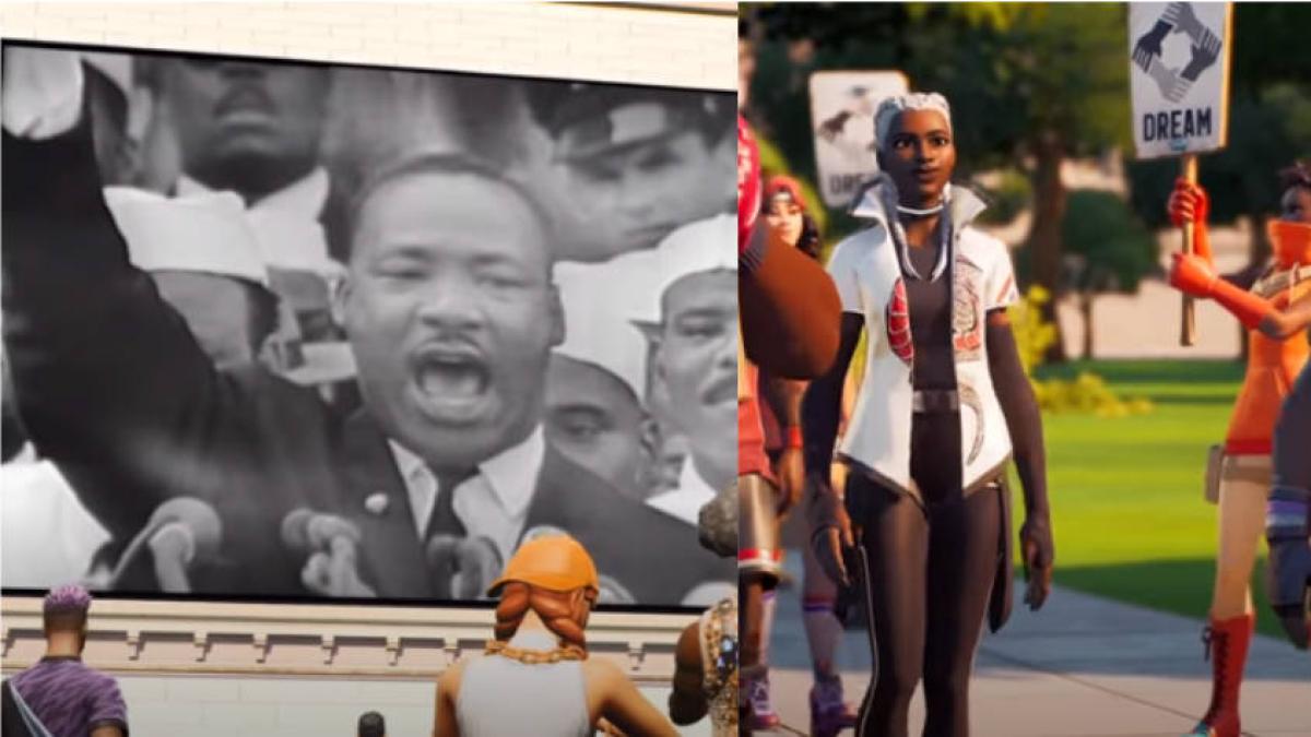 Fortnite tendrá a Martin Luther King en modo creativo del juego