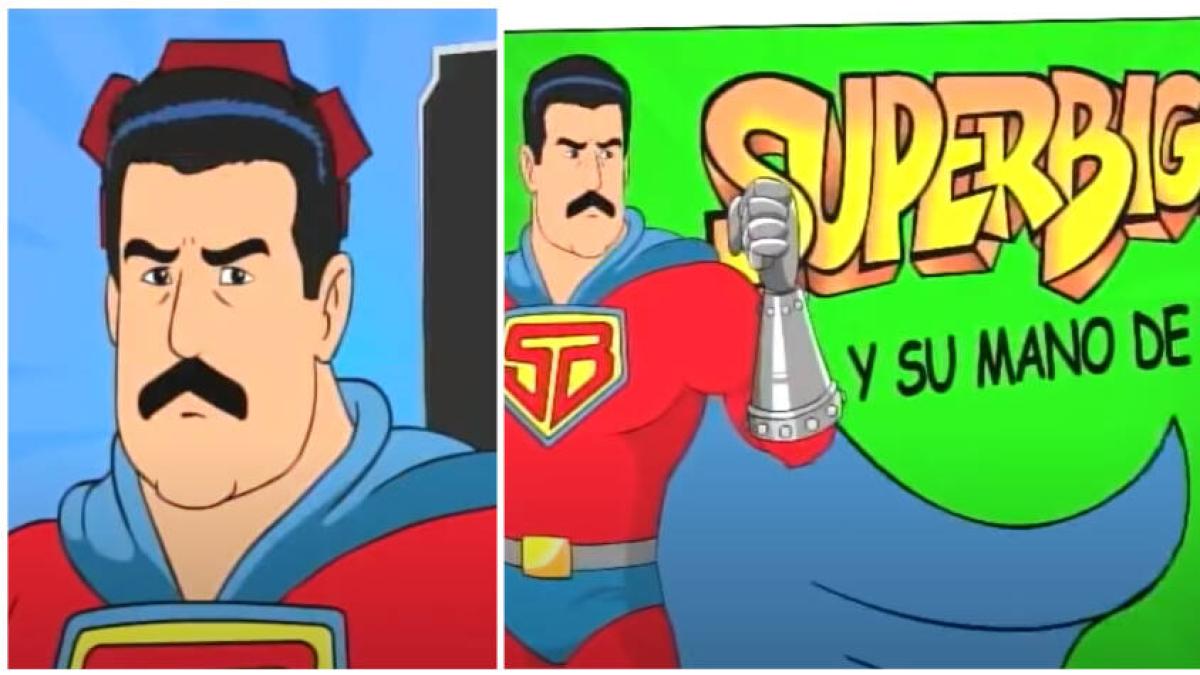 Video: Caricatura muestra a Maduro como el ‘Superman’ de Venezuela