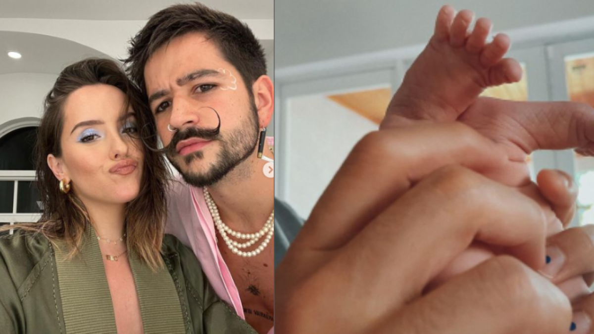 Camilo y Evaluna muestran por primera vez el rostro de Índigo