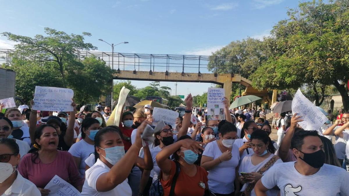 Protestan por mal estado de colegio Itida, en Soledad