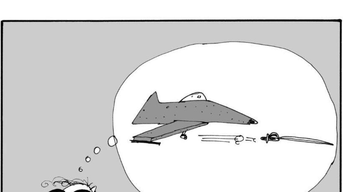 Soñando - Caricatura de Mil