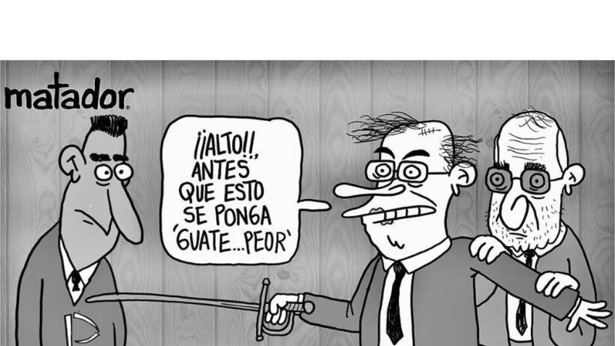 De Guatemala a... - Caricatura de Matador