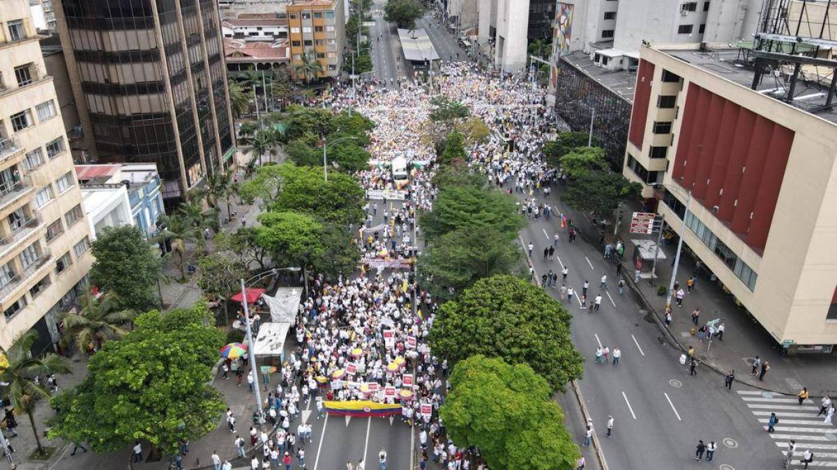 Marchas hoy en vivo: así avanzan las manifestaciones contra gobierno Petro