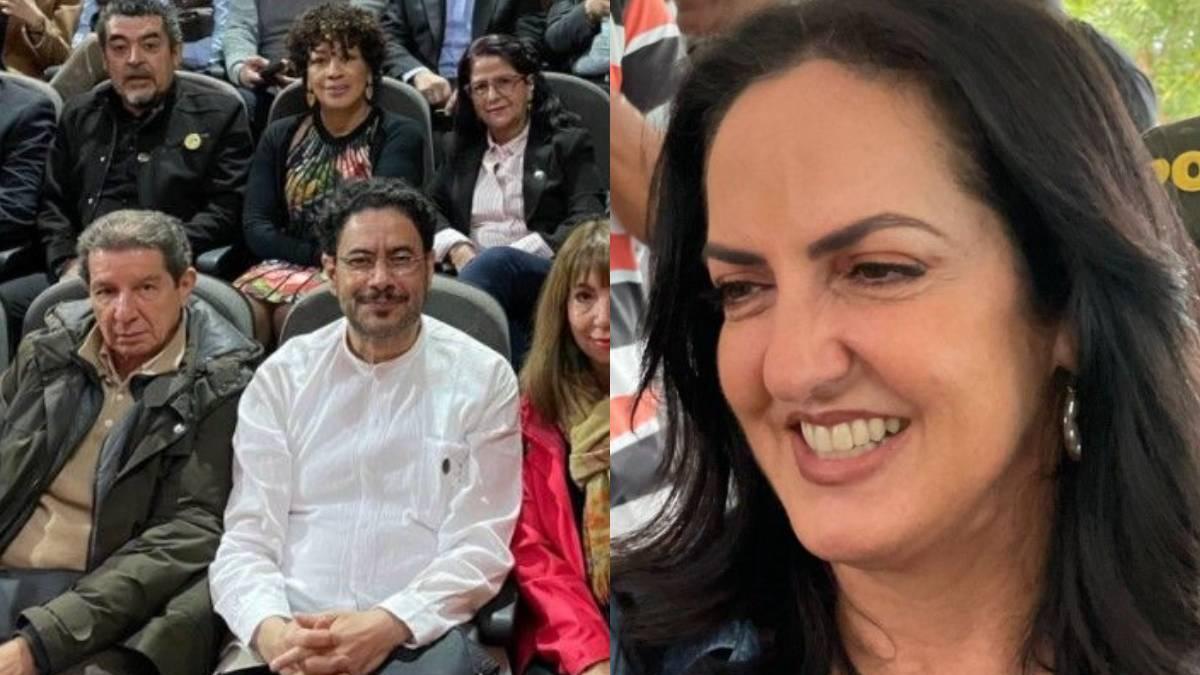 María Fernanda Cabal se burla de su esposo por foto en diálogos con Eln